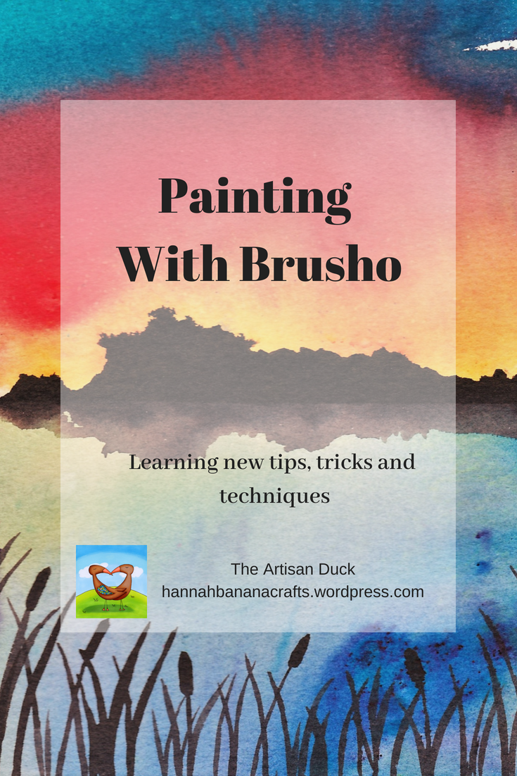 Brusho Painting – The Artisan Duck