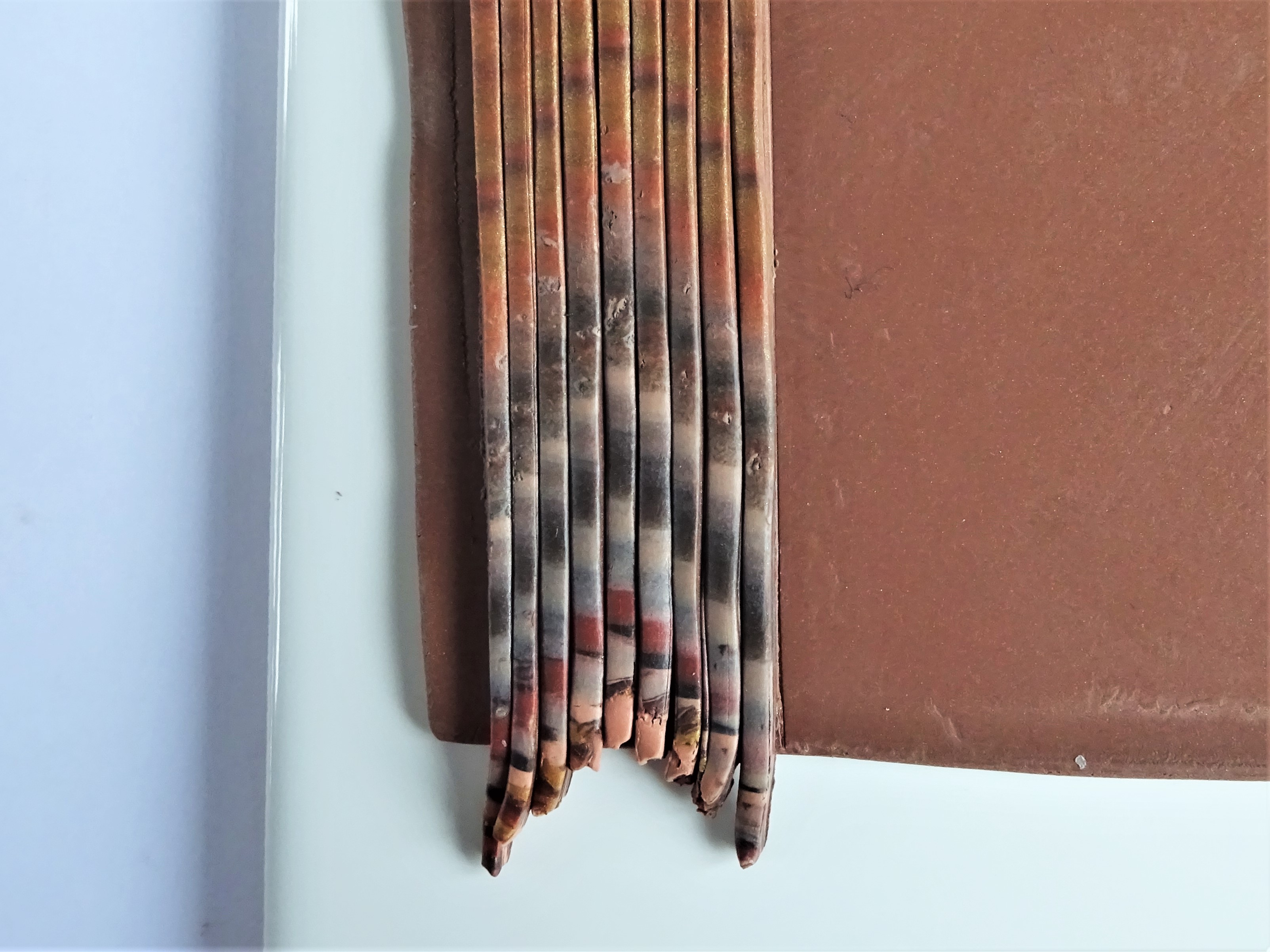 Polymer Clay Bargello Tutorial – The Artisan Duck