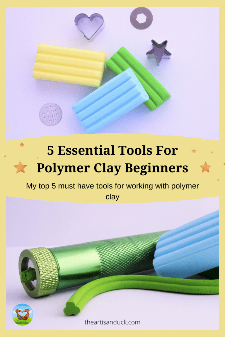 My Top 5 Tools For Polymer Clay – The Artisan Duck