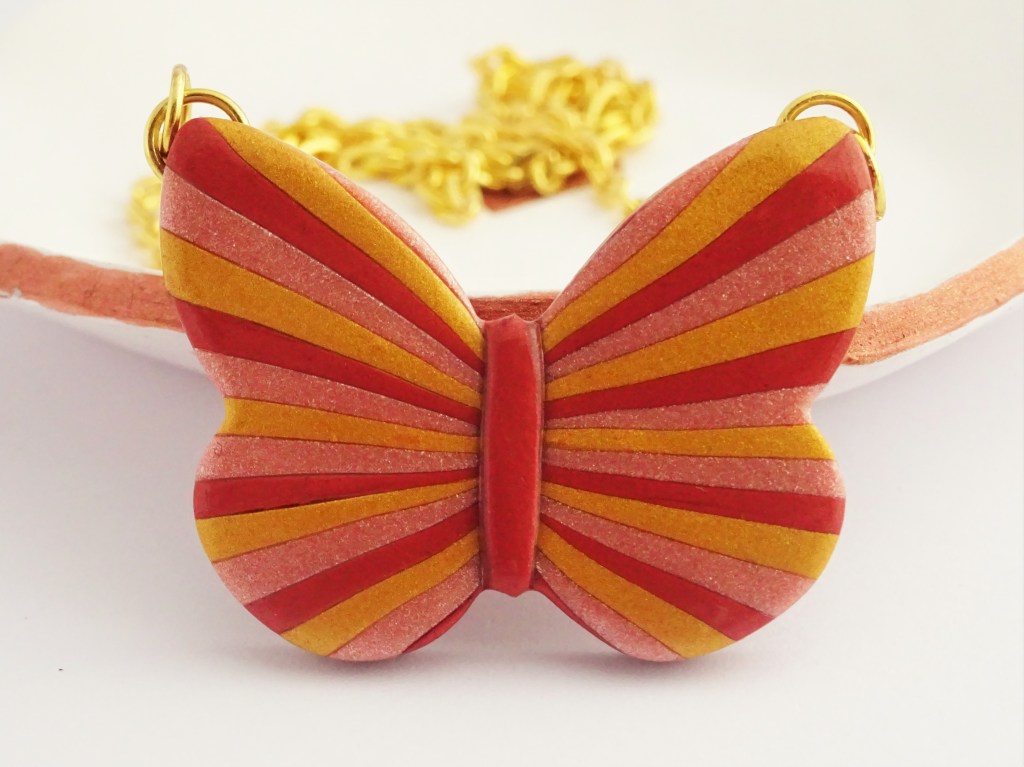 Polymer Clay Butterfly Pendant Tutorial – The Artisan Duck