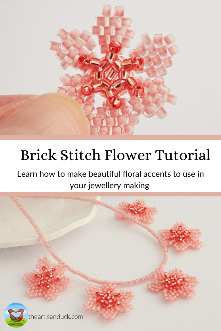 Brick Stitch Flower Tutorial – The Artisan Duck