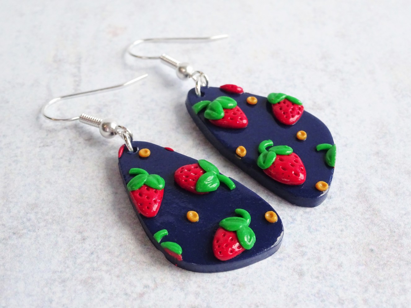 Strawberry Polymer Clay Slab Tutorial – The Artisan Duck