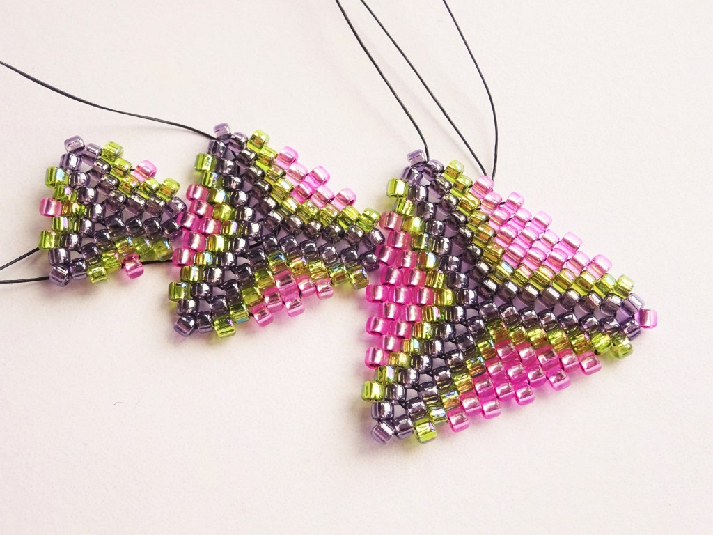 Peyote Stitch Triangle with Twisted Rope Necklace – The Artisan Duck