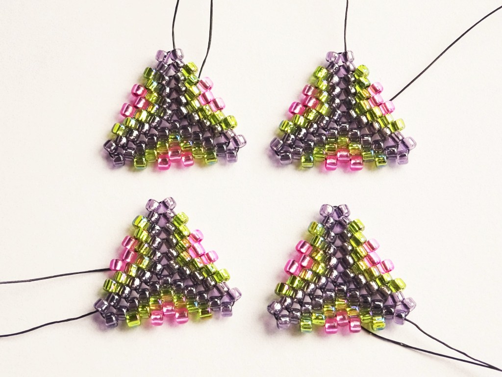 Peyote Stitch Triangle with Twisted Rope Necklace – The Artisan Duck