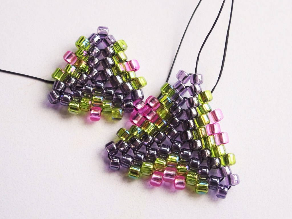 Peyote Stitch Triangle with Twisted Rope Necklace – The Artisan Duck