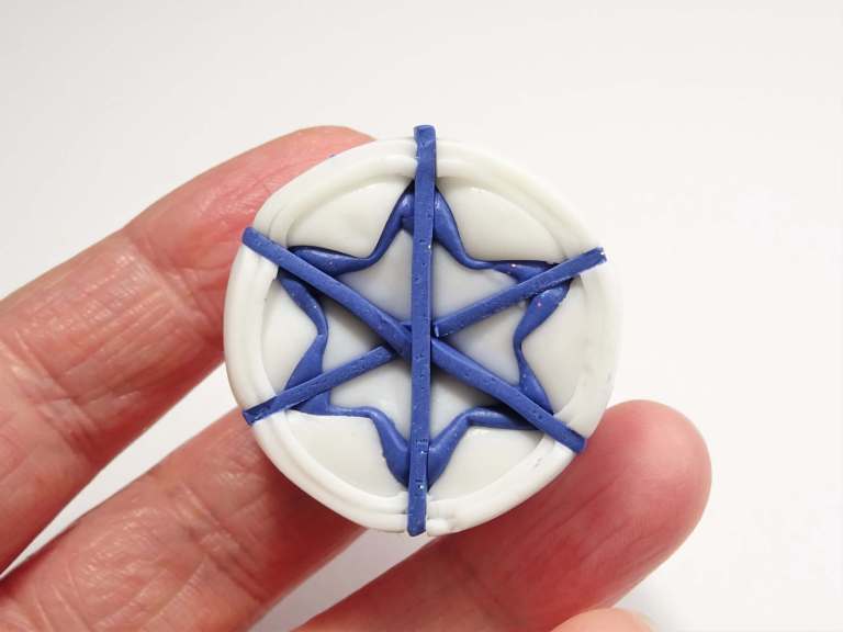 Easy Snowflake Cane – A Polymer Clay Tutorial – The Artisan Duck