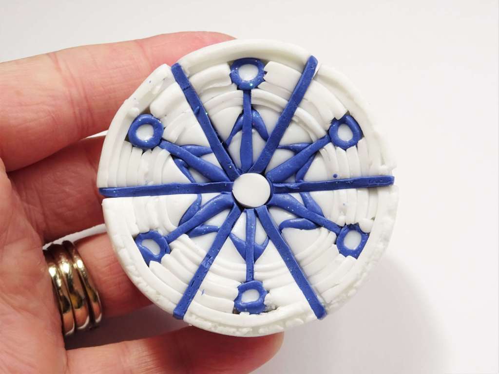 Easy Snowflake Cane – A Polymer Clay Tutorial – The Artisan Duck
