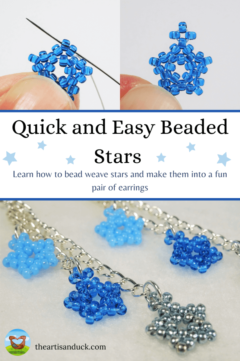 Quick and Easy Seed Bead Star Tutorial – The Artisan Duck