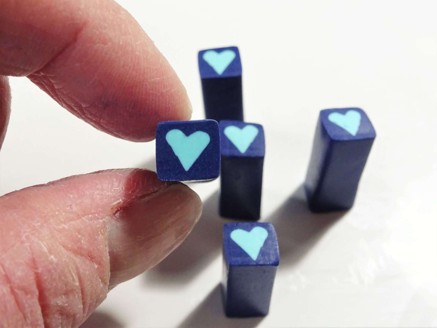 Polymer Clay Square Heart Cane Tutorial – The Artisan Duck