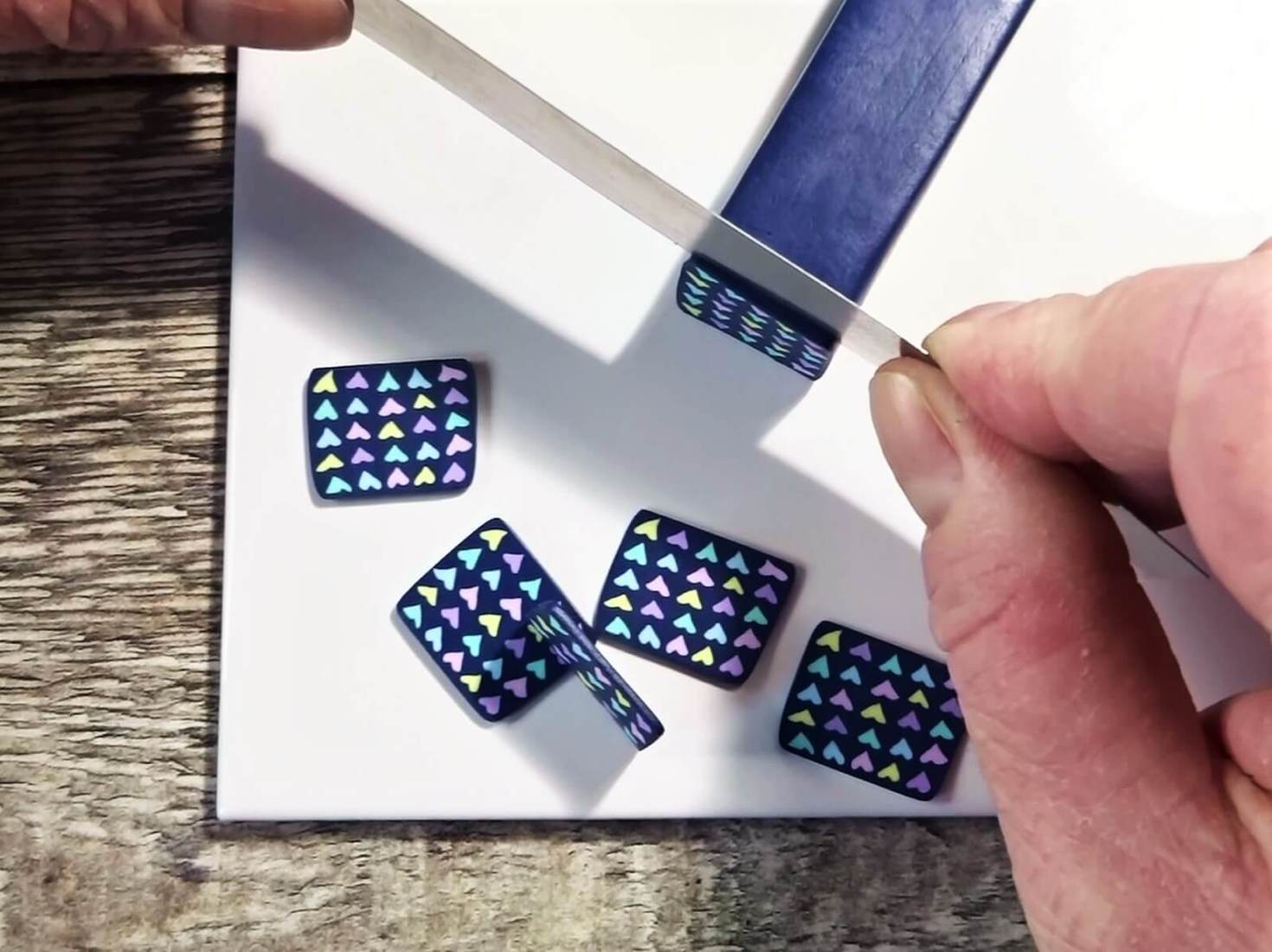 Polymer Clay Square Heart Cane Tutorial – The Artisan Duck