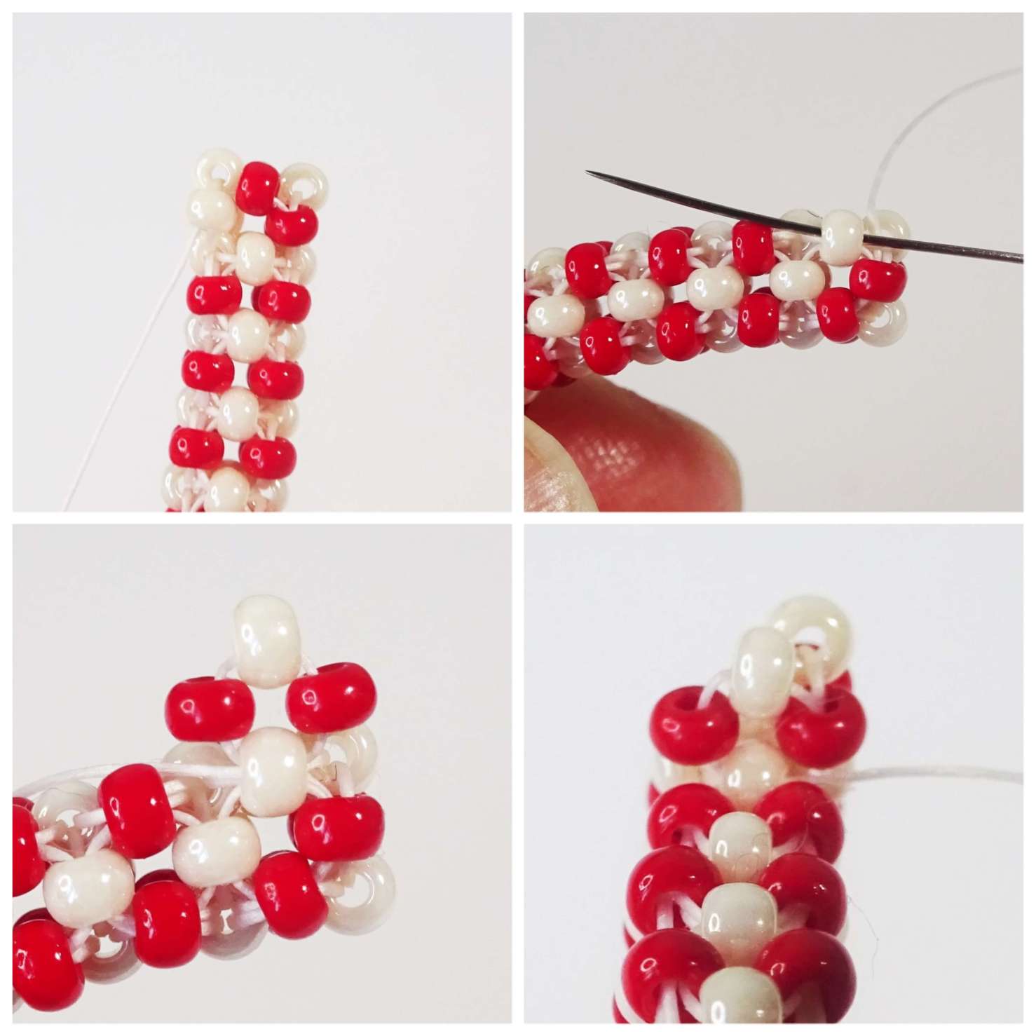 How To Make A Cubic Right Angle Weave Heart Pendant – The Artisan Duck
