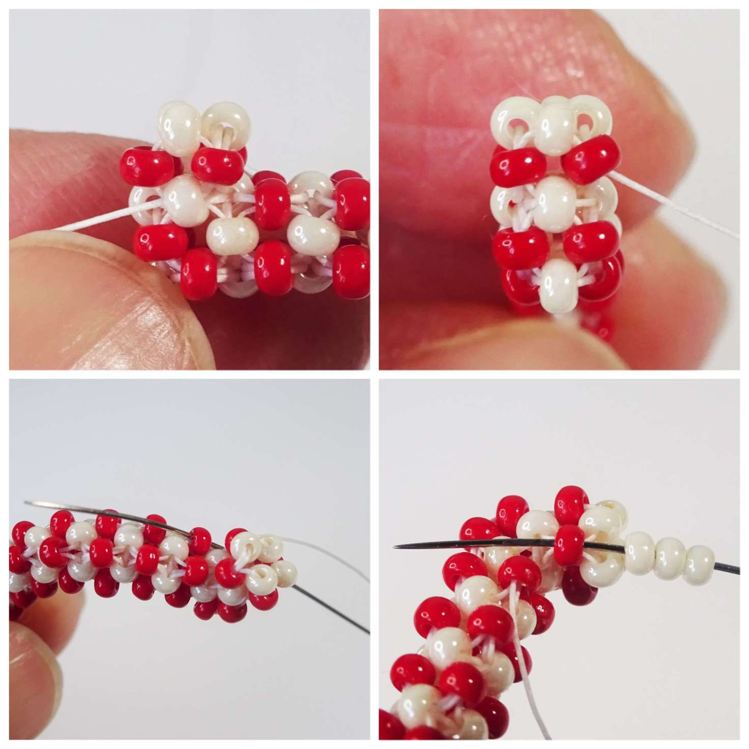 How To Make A Cubic Right Angle Weave Heart Pendant – The Artisan Duck