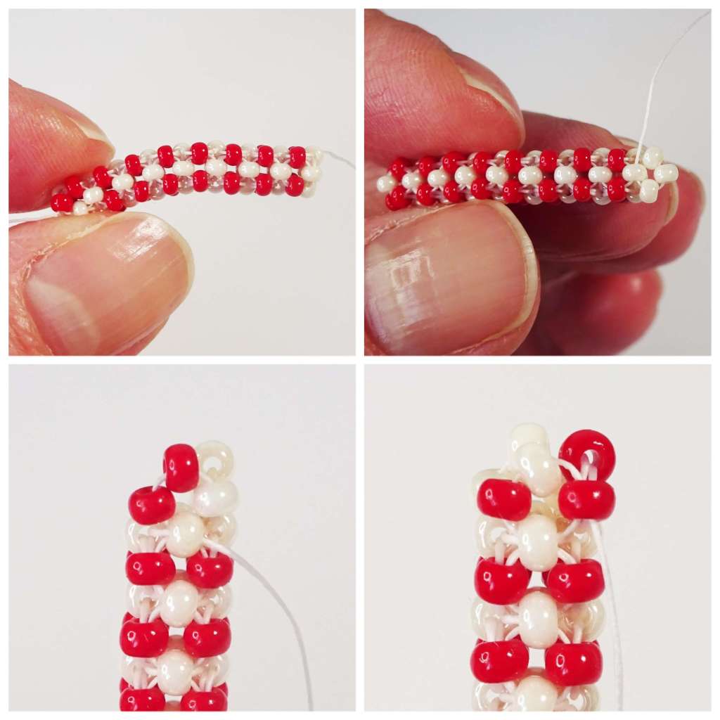 How To Make A Cubic Right Angle Weave Heart Pendant – The Artisan Duck