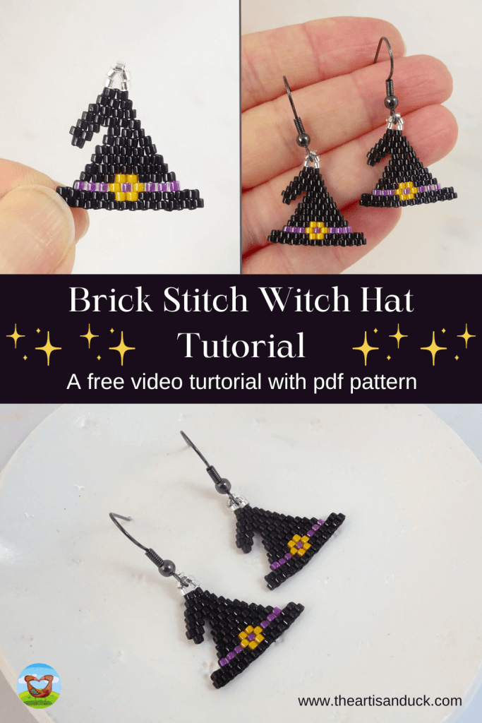 Brick Stitch Witch Hat Tutorial – The Artisan Duck
