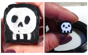 Polymer Clay Skull Cane Tutorial – Halloween Jewellery Making. – The ...