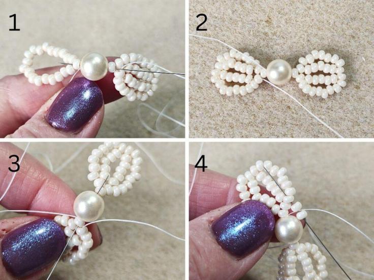 Pearl and Seed Bead Beaded Bow Tutorial | Step-by-Step Guide – The ...