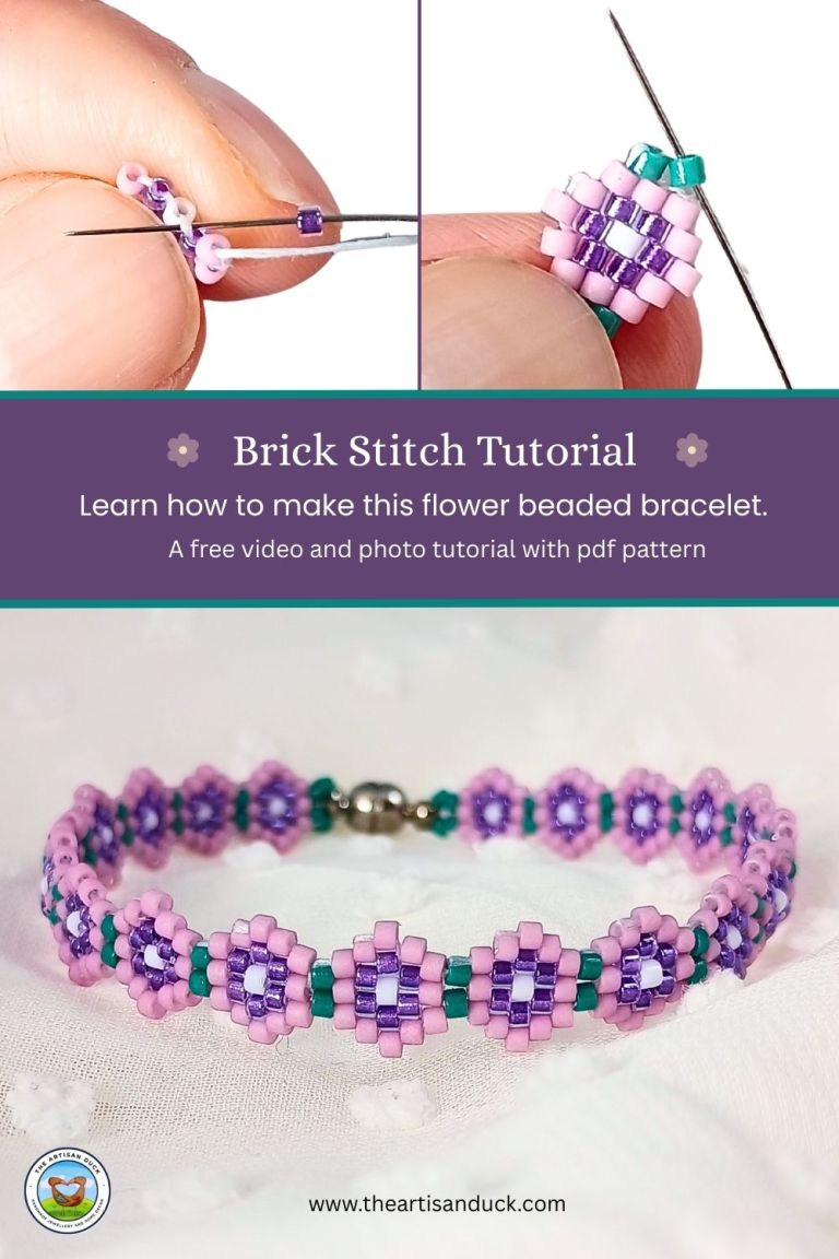 Brick Stitch Bracelet Tutorial – The Artisan Duck