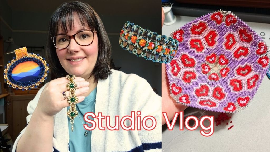 Studio Vlog – Showing Old Bead Projects, Current Beading Projects and ...
